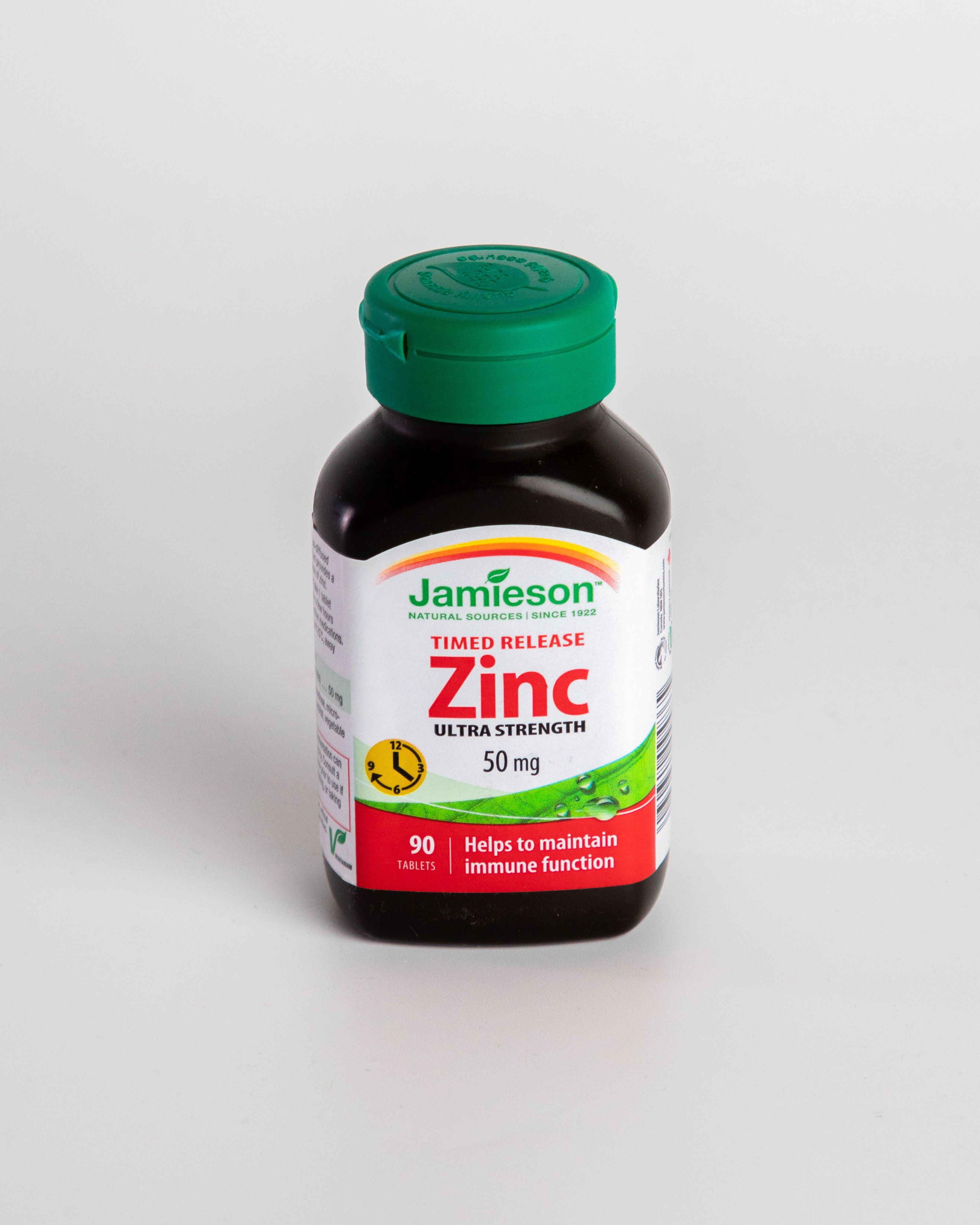 Jamieson: Zinc 50mg – Alkem Health and Wellness